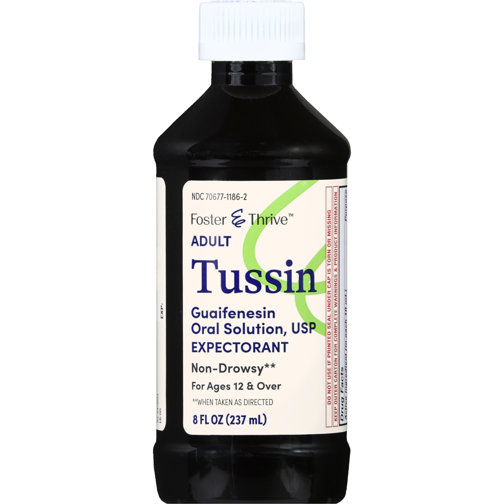 Foster & Thrive Adult Tussin Guaifenesin Oral Solution – Village Green ...