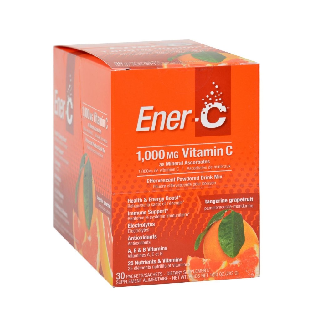 Ener-C Vitamin Drink Mix - Tangerine Grapefruit 30 Packets – My Village ...